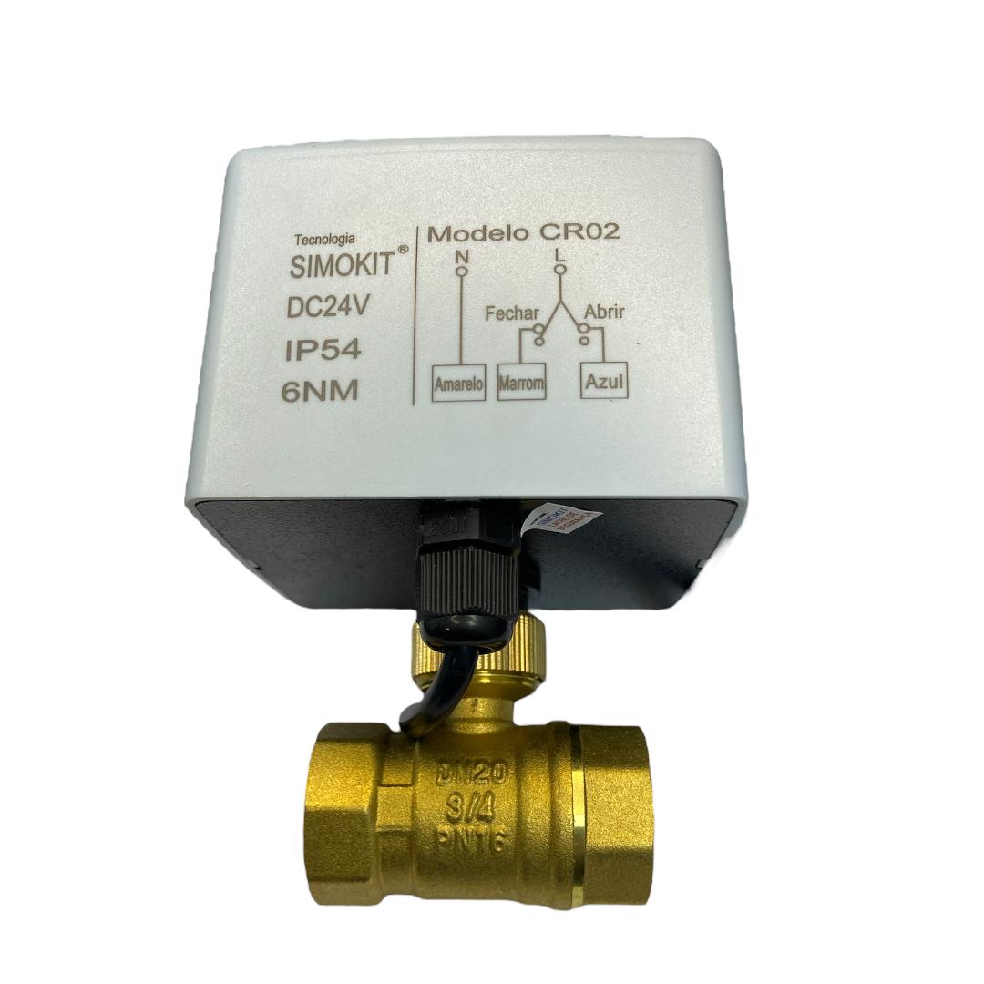 Válvula Esfera Reta Latão DN20 CR02 24V – SIMOKIT