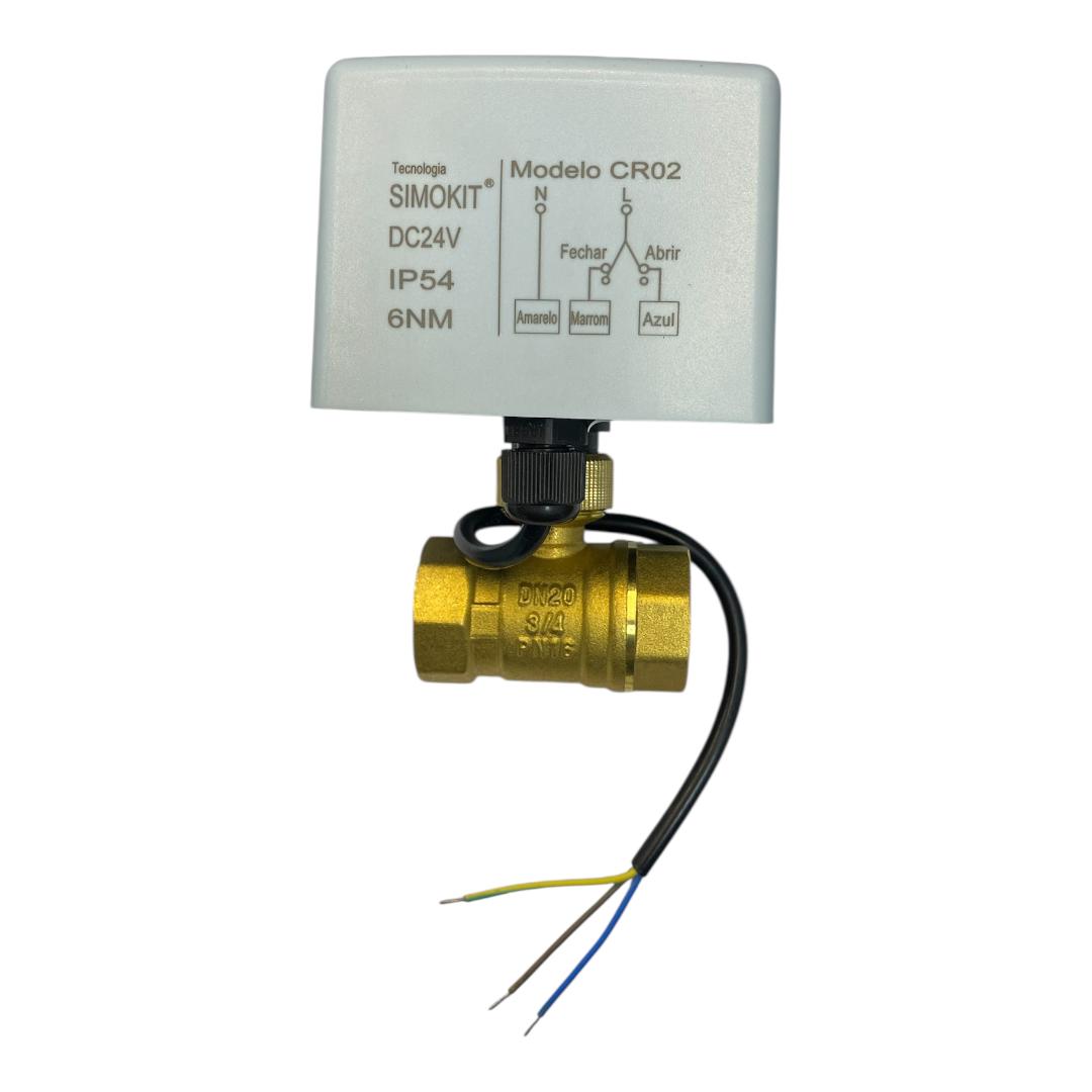 Válvula Esfera Reta Latão DN20 CR02 24V – SIMOKIT